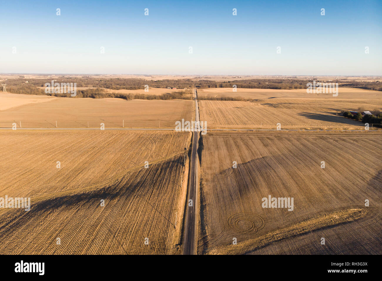 Midwest aerial hi-res stock photography and images - Alamy