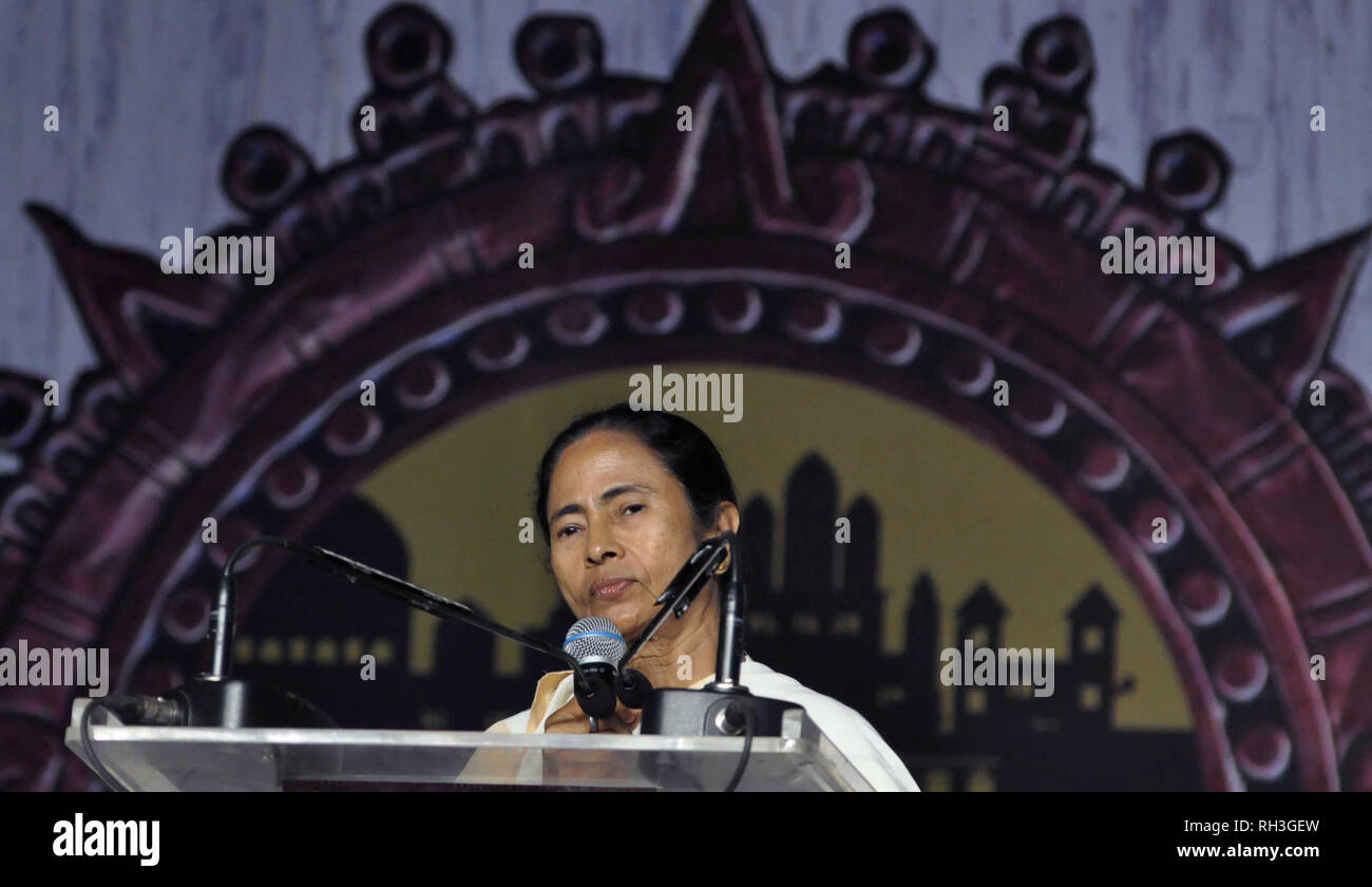 Kolkata, India. 31st Jan, 2019. Chief Minister of West Bengal, Mamata ...