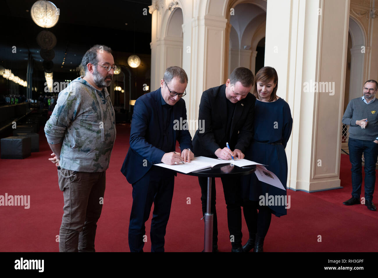 Berlin, Germany. 31st Jan, 2019. Press Conference at Komische Oper ...