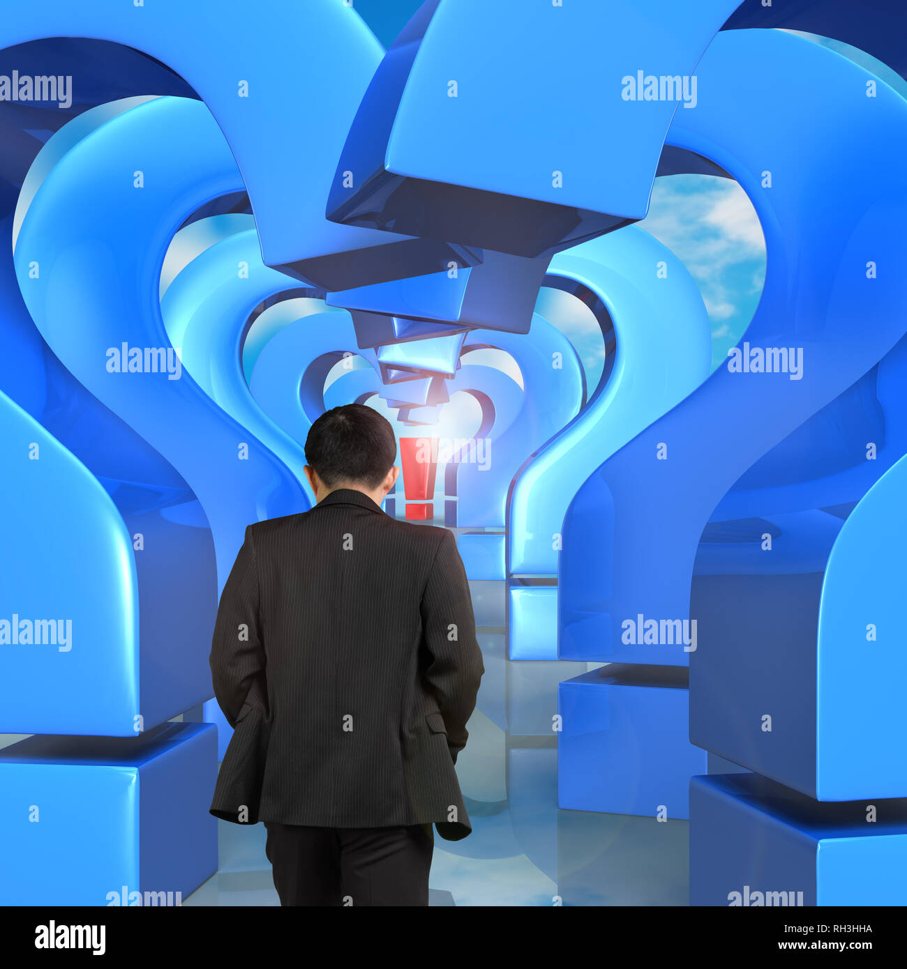 3d question mark icon in hi-res stock photography and images - Alamy