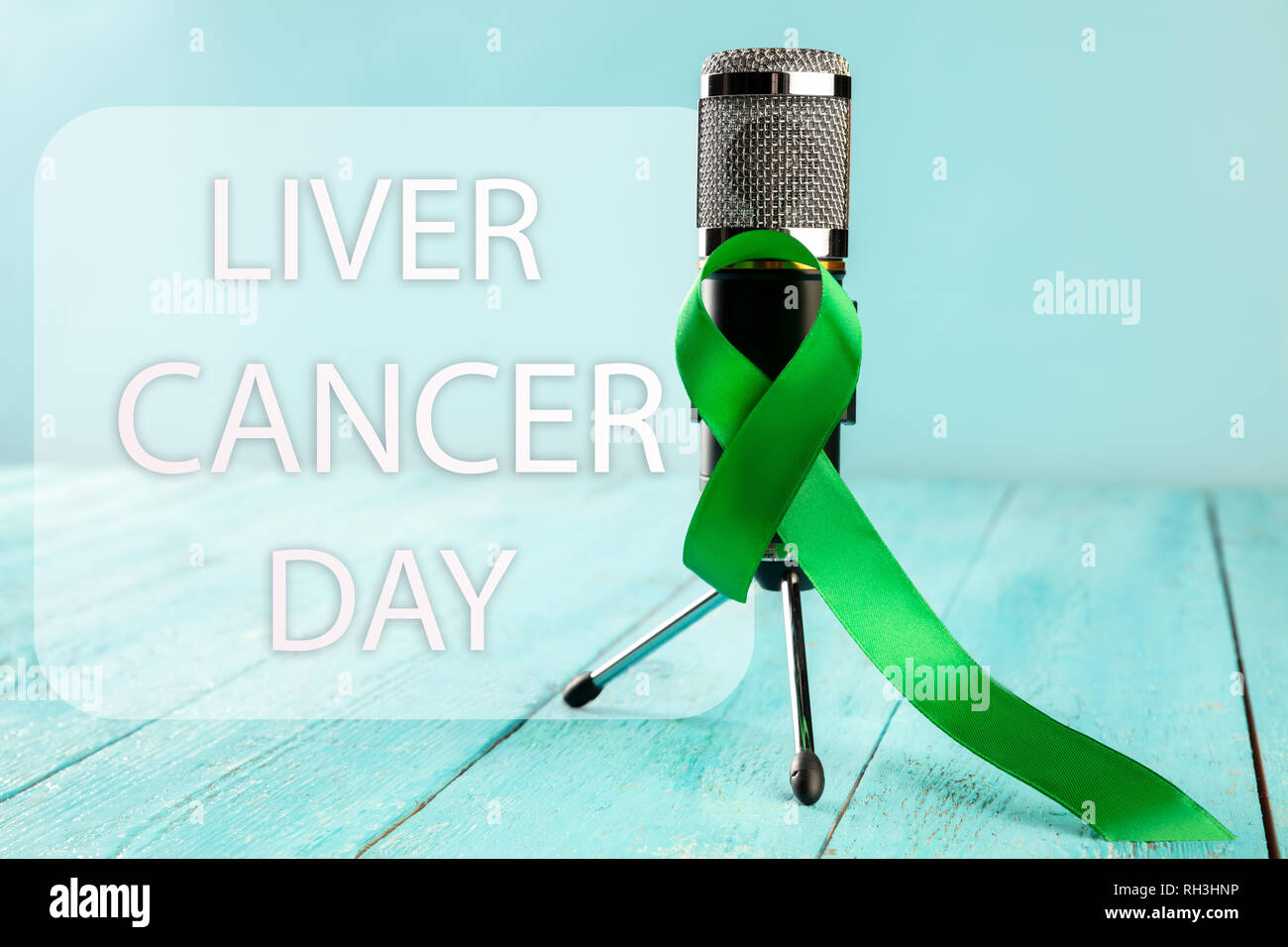 Liver Cancer and Hepatitis B - HVB Awareness month ribbon, Emerald ...