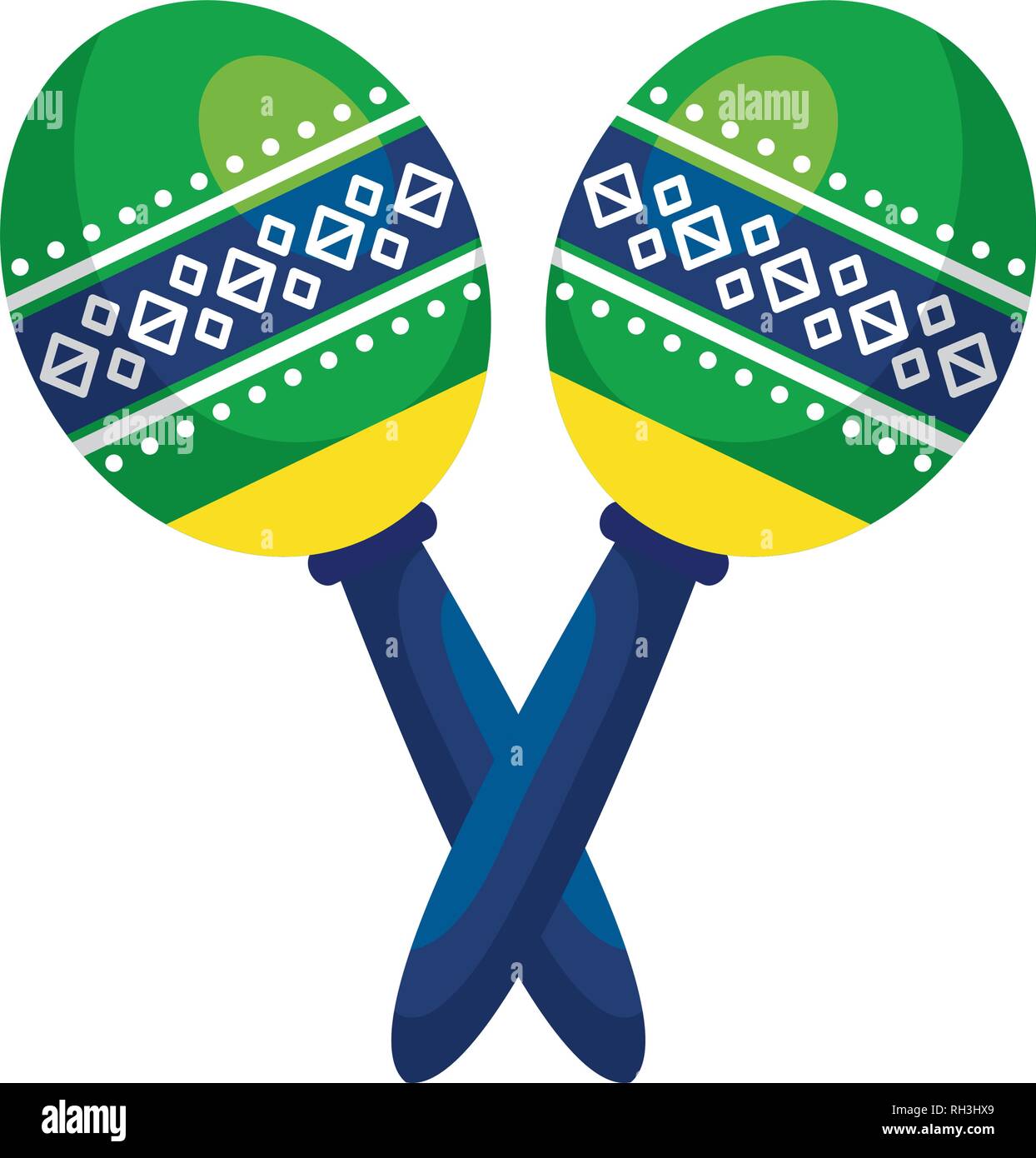mexican maracas instrument icon Stock Vector Image & Art - Alamy