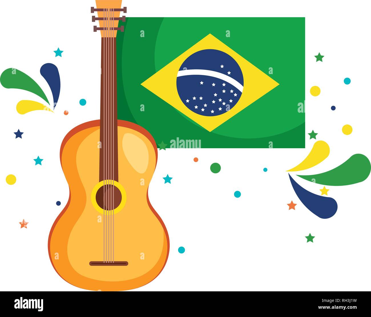 Guitar colors Stock Vector Images - Alamy
