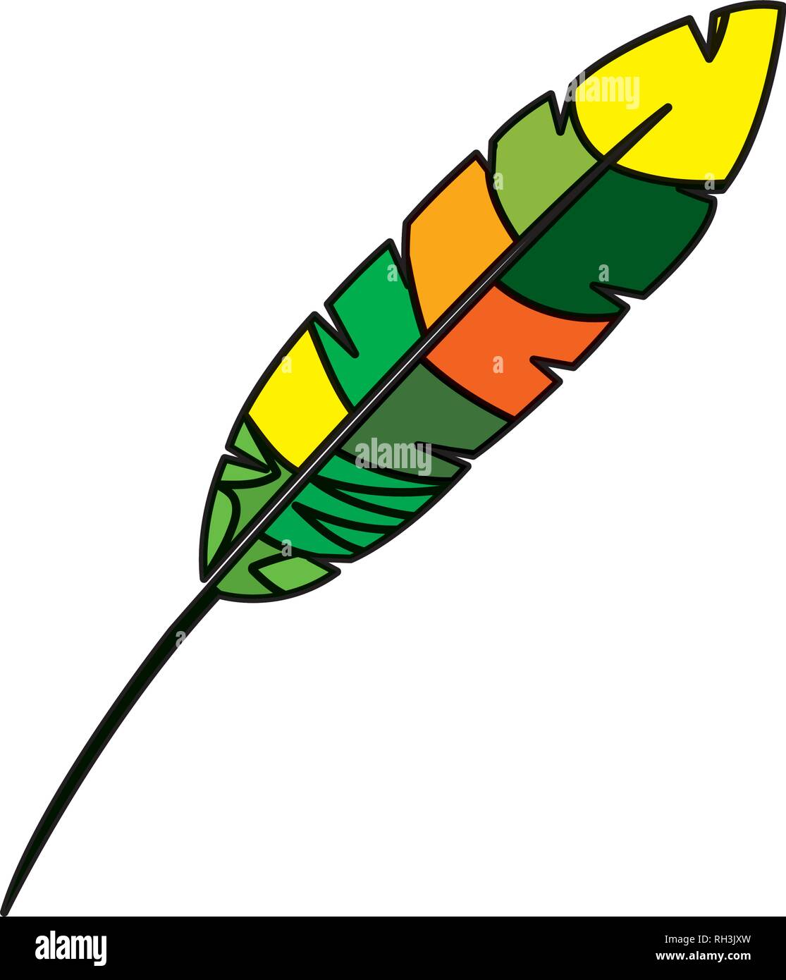 feather exotic colors icon Stock Vector Image & Art - Alamy