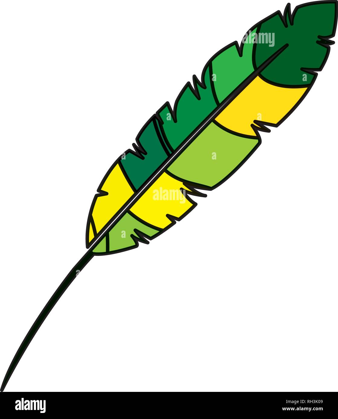 feather exotic colors icon Stock Vector Image & Art - Alamy