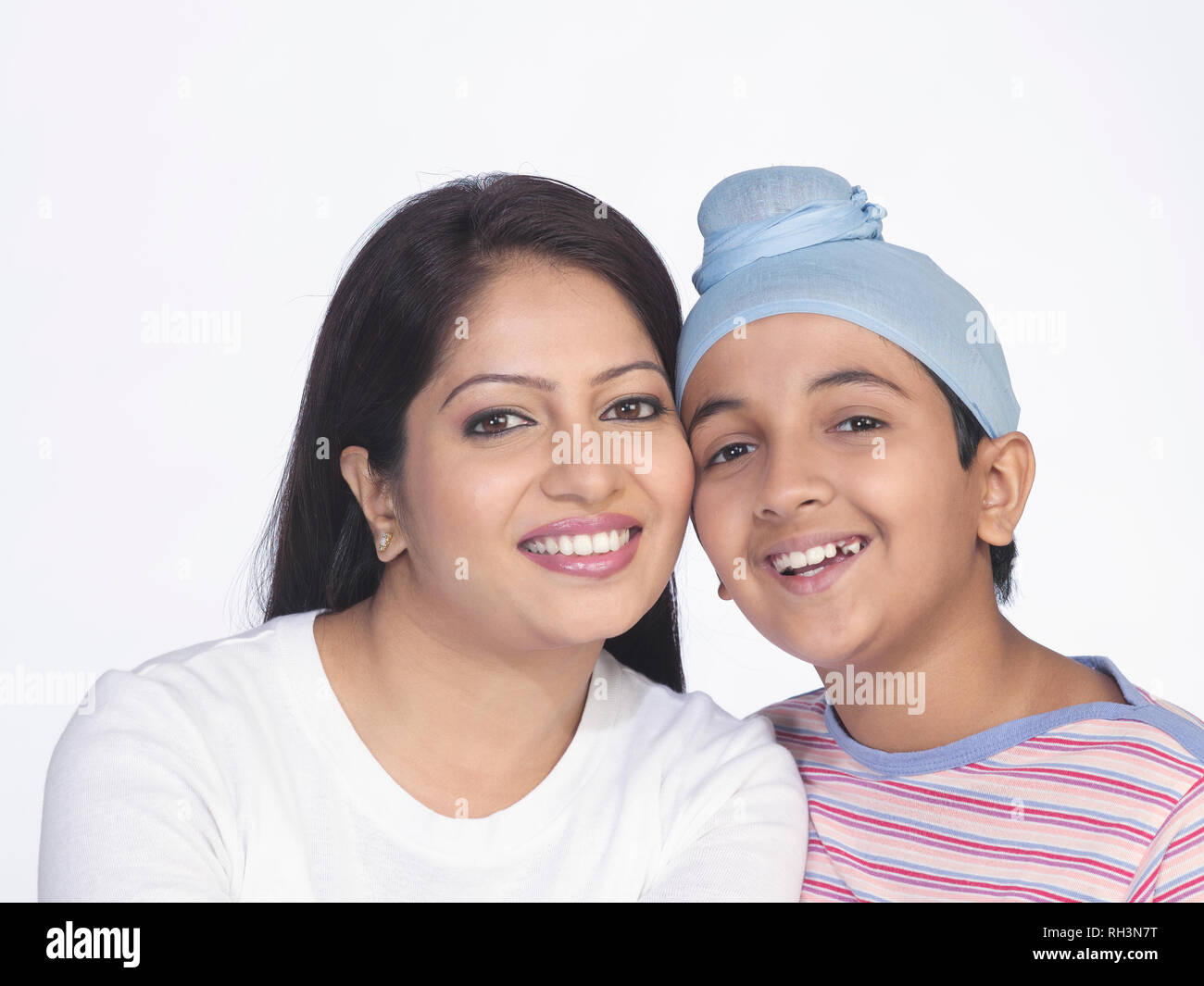 Punjabi family mother son traditional hi-res stock photography and ...