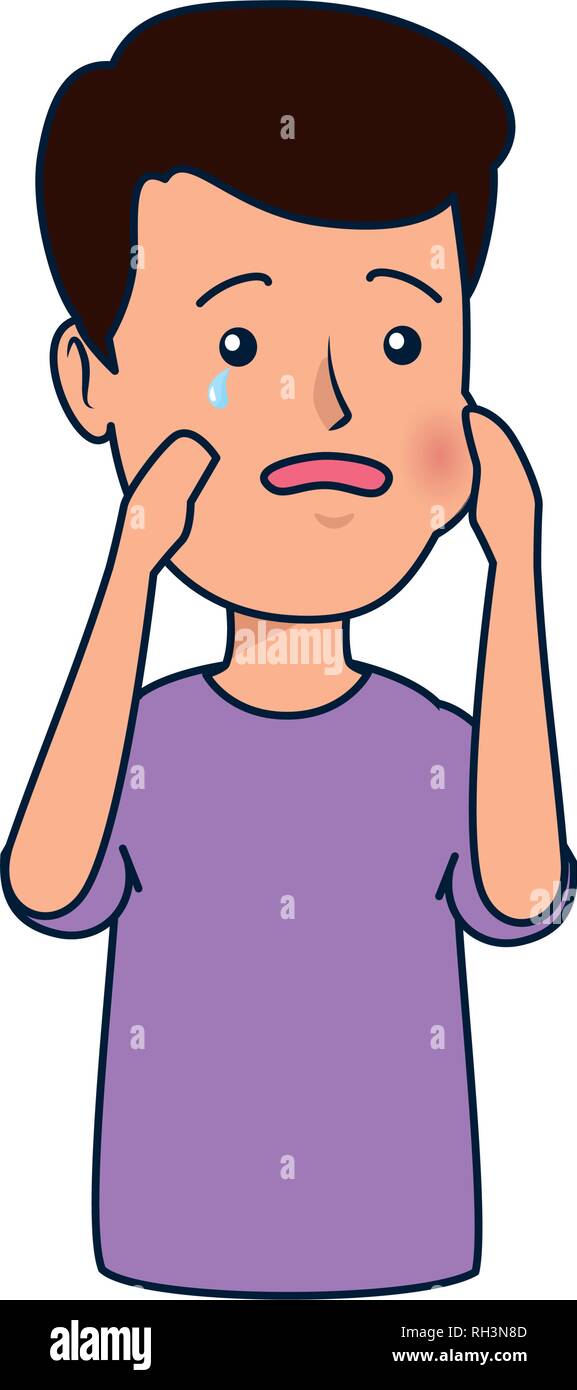 young man with toothache Stock Vector Image & Art - Alamy