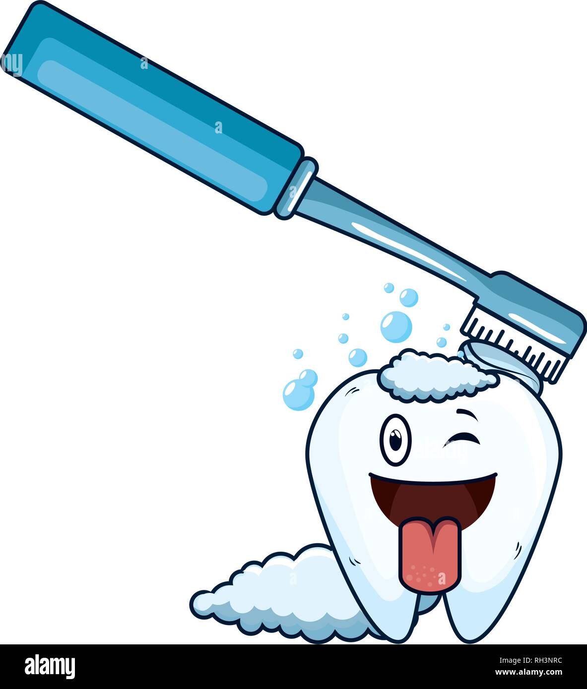 Child tooth brush Stock Vector Images - Alamy