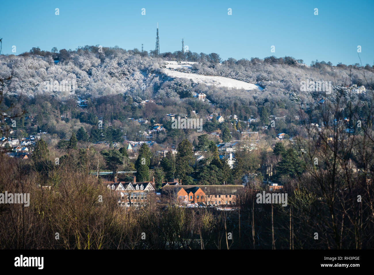 Chimneys england winter hi-res stock photography and images - Alamy
