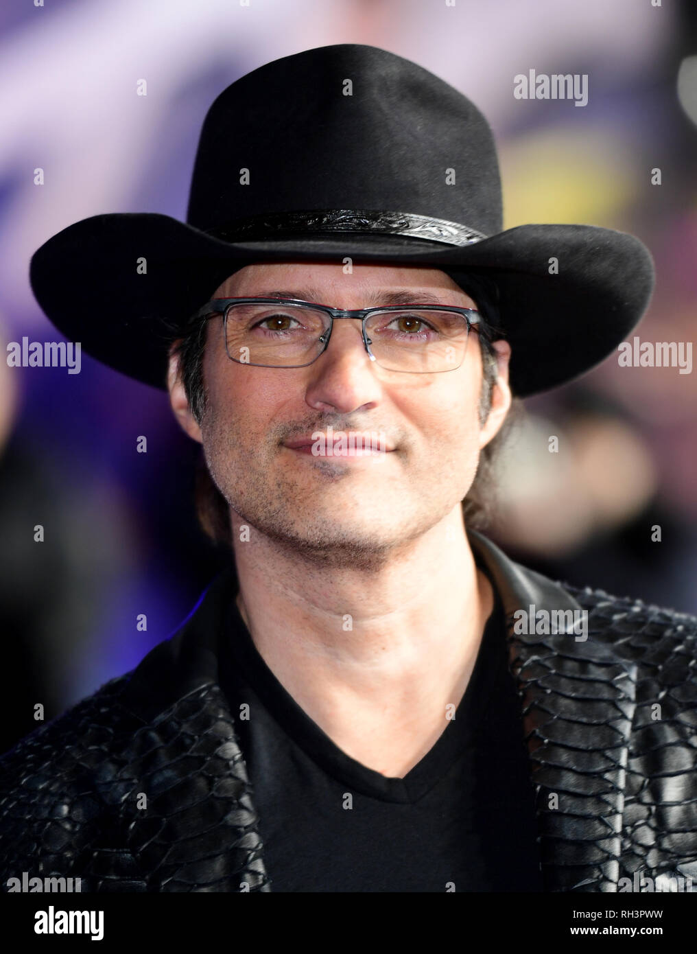 Robert Rodriguez attending the world premiere of Alita: Battle Angel ...