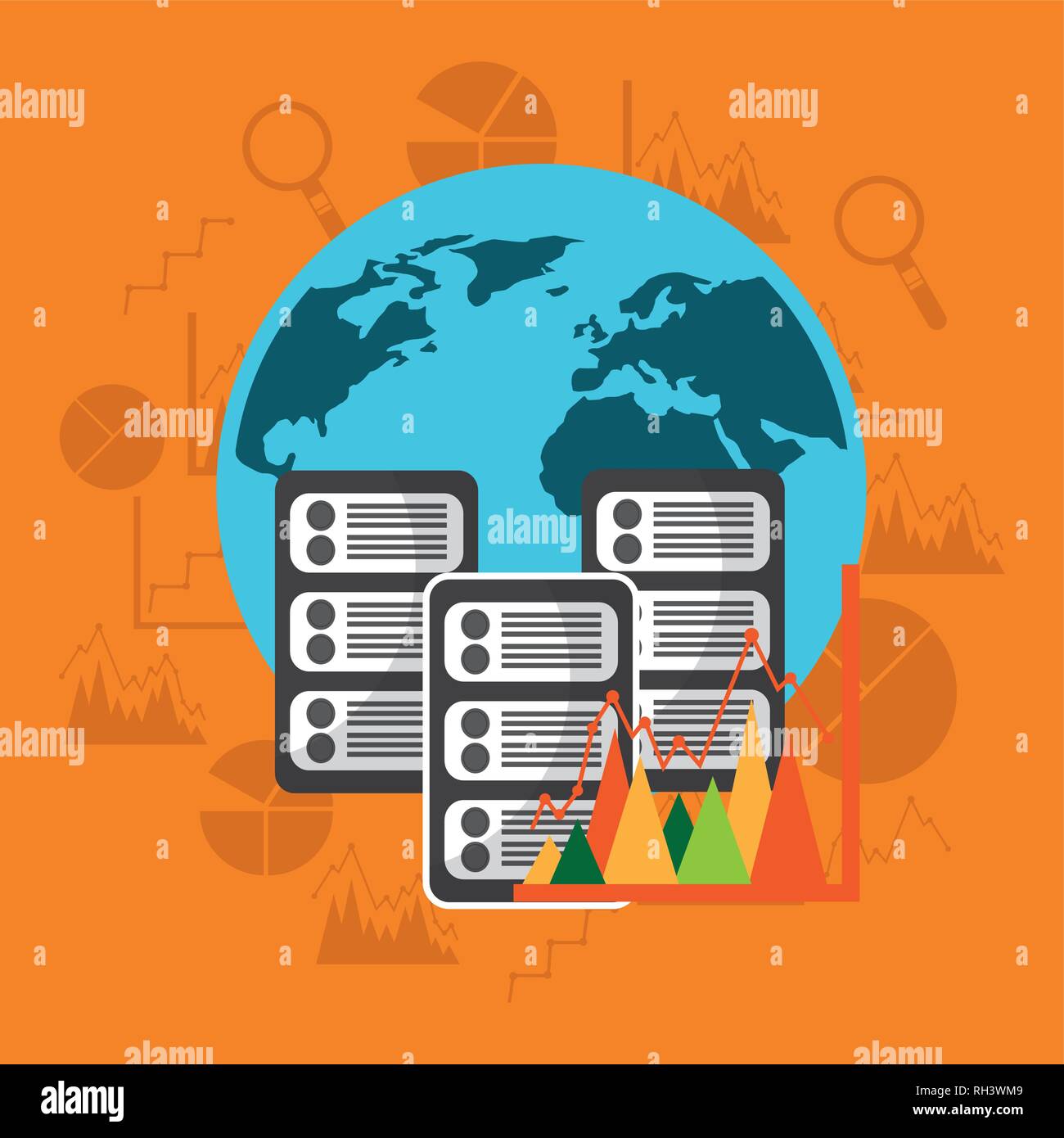 Global innovation and technology center Stock Vector Images - Alamy