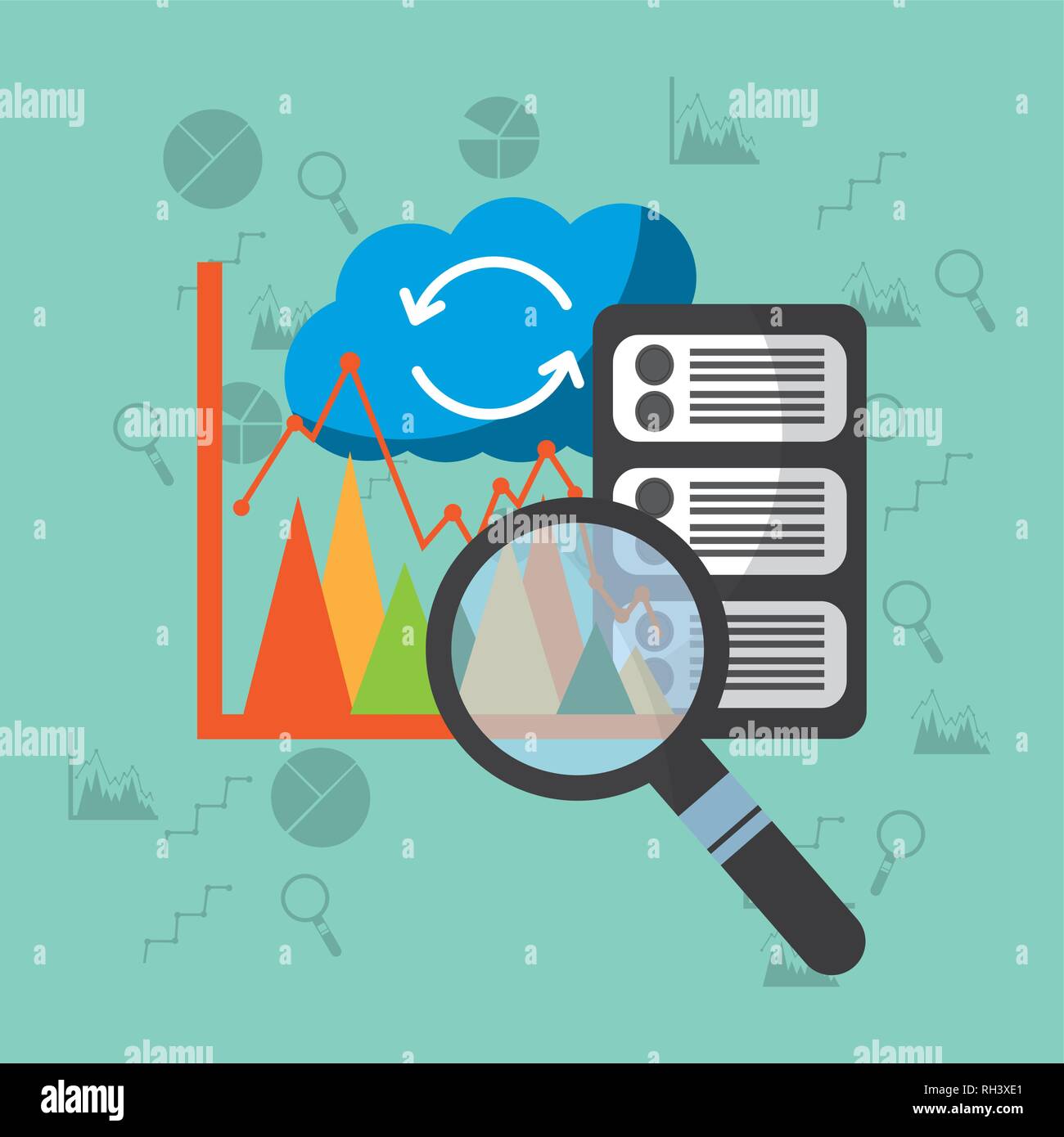 data center technology Stock Vector Image & Art - Alamy