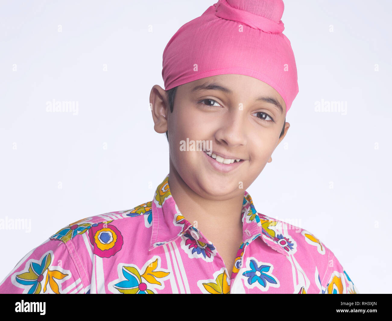 PORTRAIT OF A SIKH SARDAR BOY Stock Photo - Alamy
