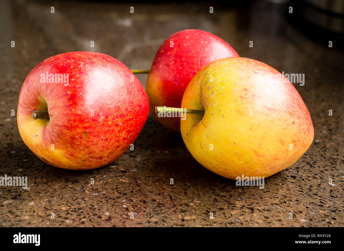 Best of British Daliclass eating apples ready for consumption in the ...