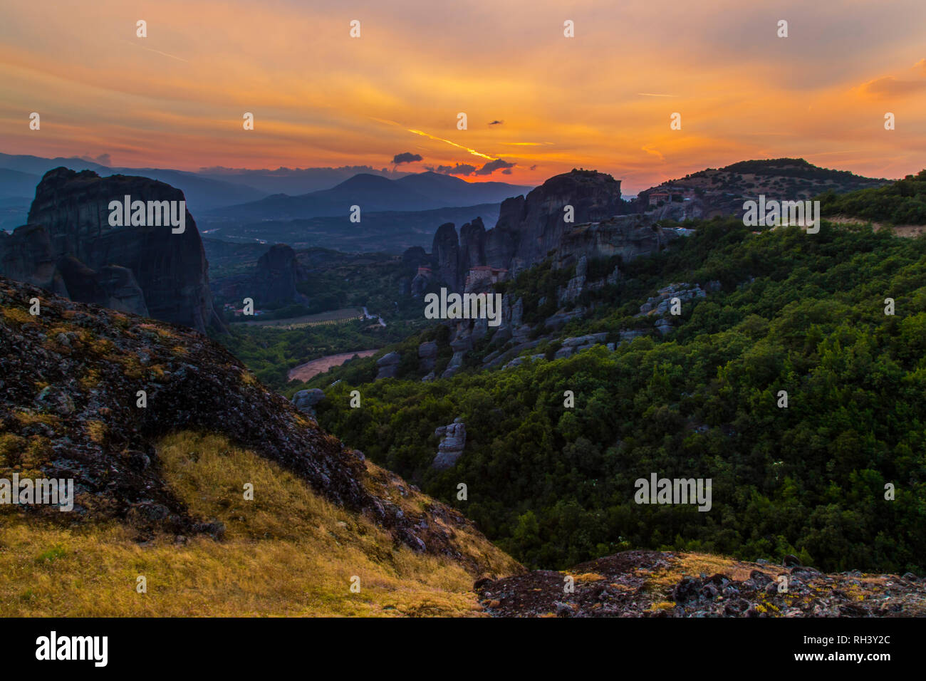 Famous landmarks sunset hi-res stock photography and images - Alamy