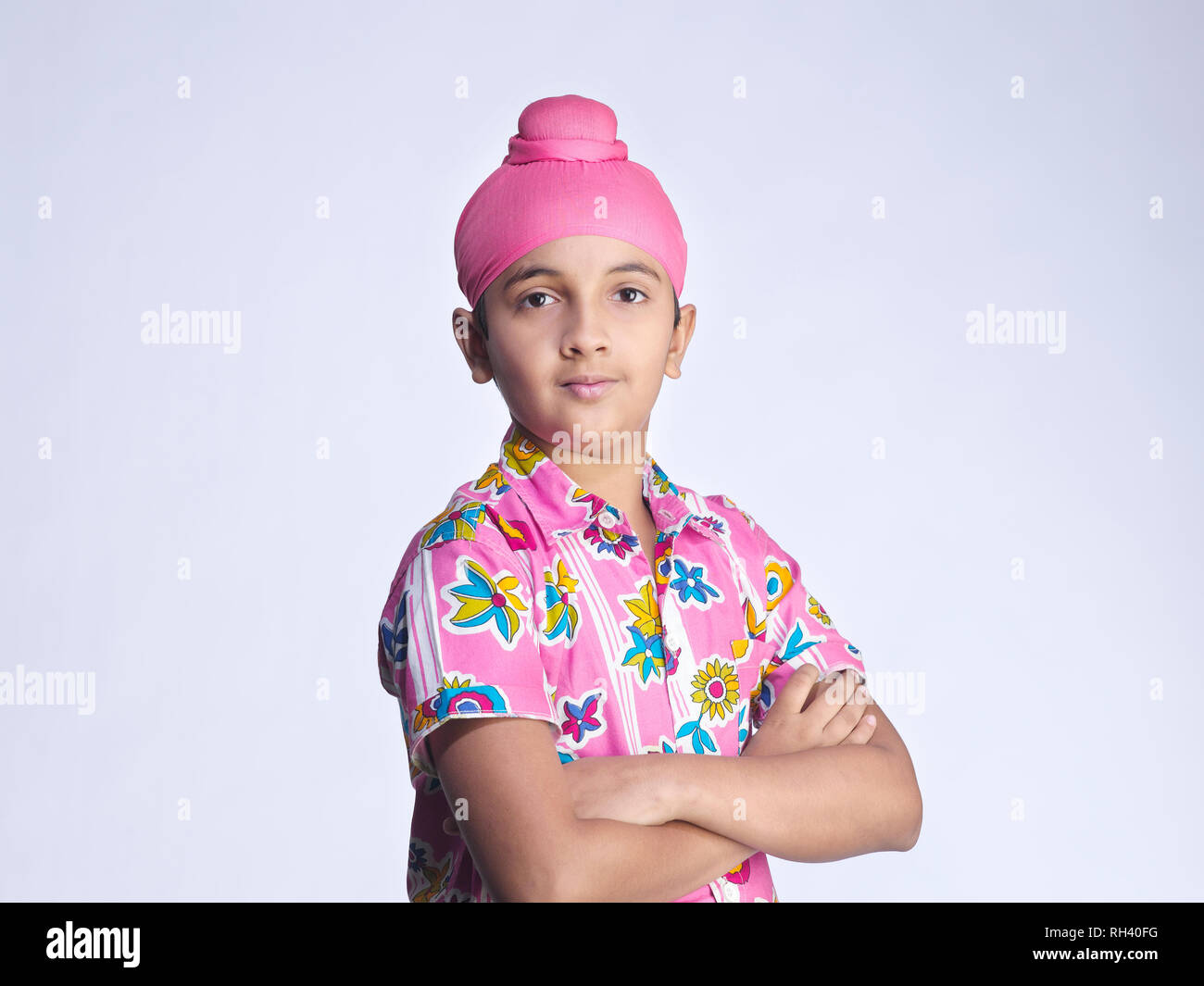 PORTRAIT OF A SIKH SARDAR BOY Stock Photo - Alamy