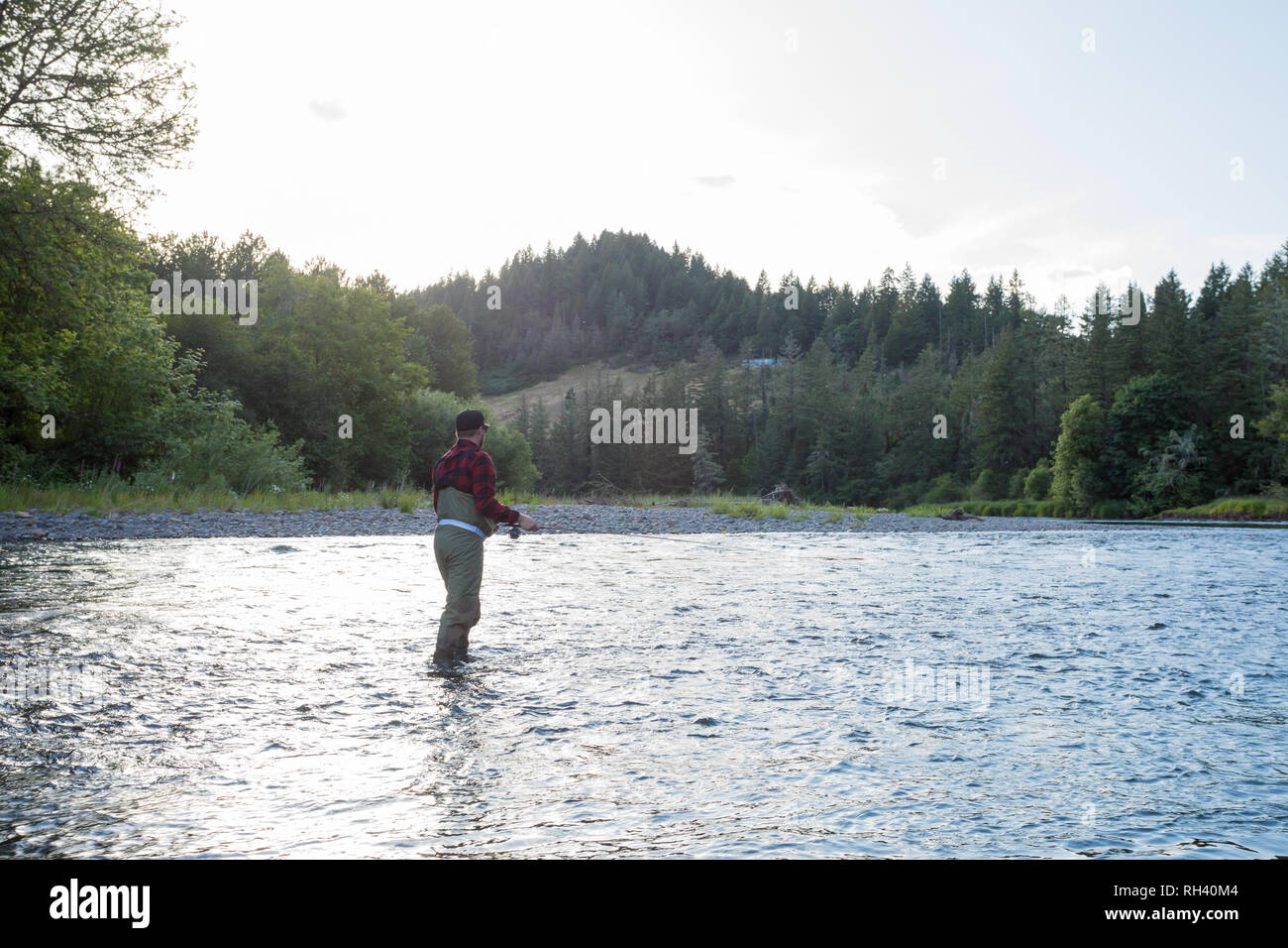 McKenzie River Oregon Fly Fishing Trip in May Stock Photo - Alamy