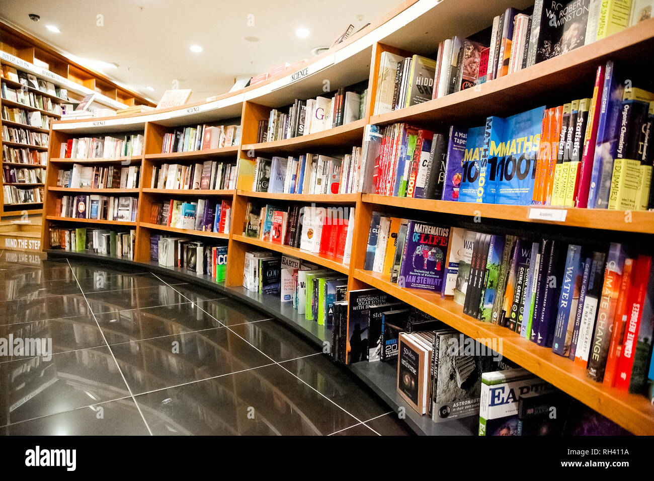 Johannesburg, South Africa - April 27 2011: Interior of an Up-Market ...