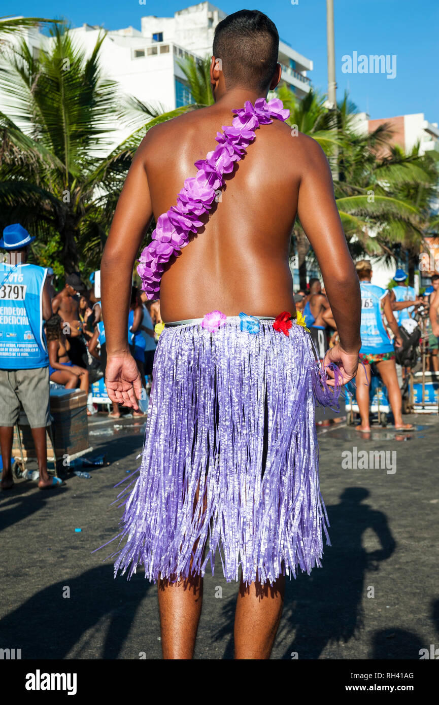 Rio De Janeiro February 18 2017 An Afternoon Banda Street Party In 0346