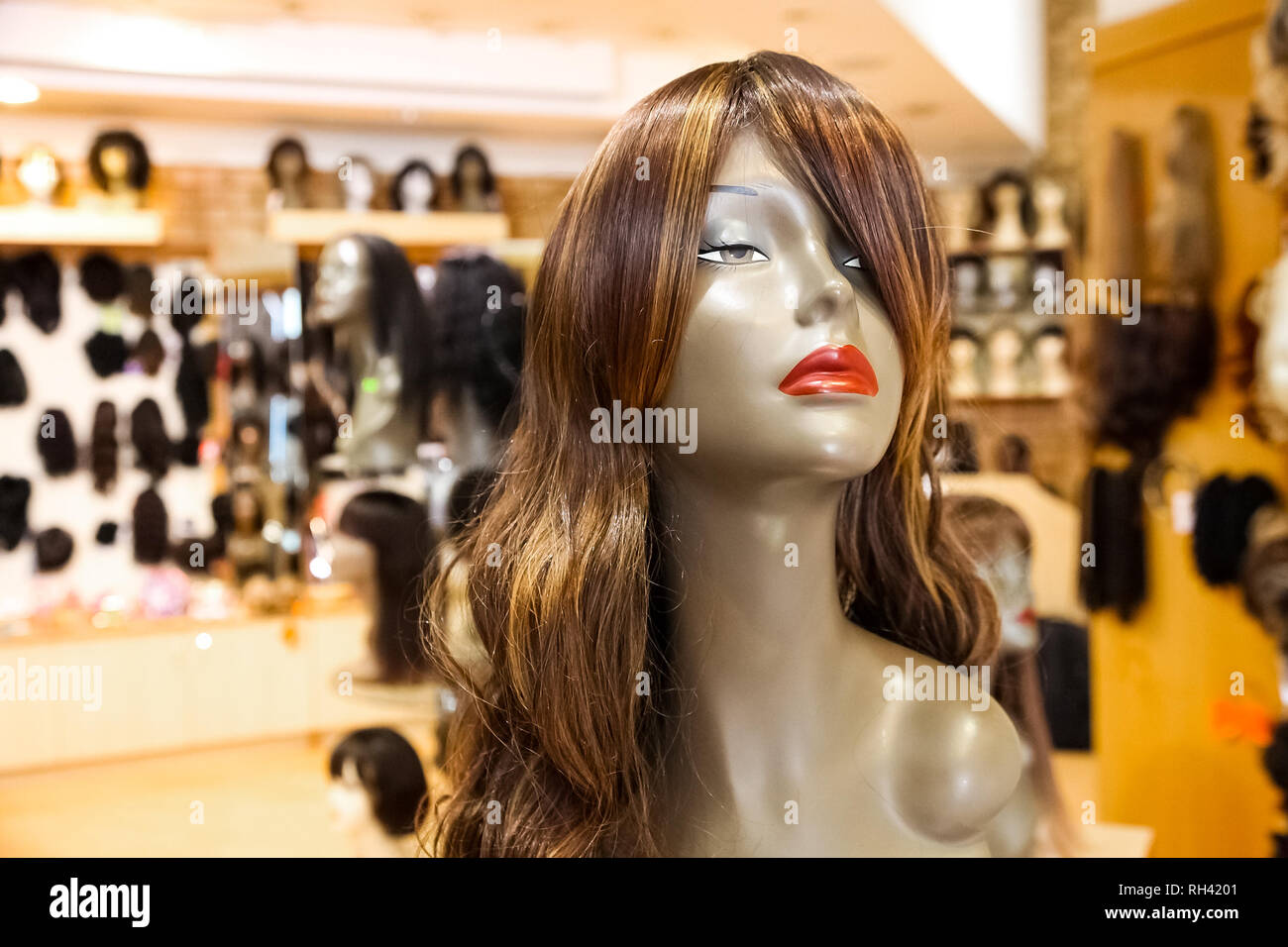 Wig Store High Resolution Stock Photography and Images - Alamy