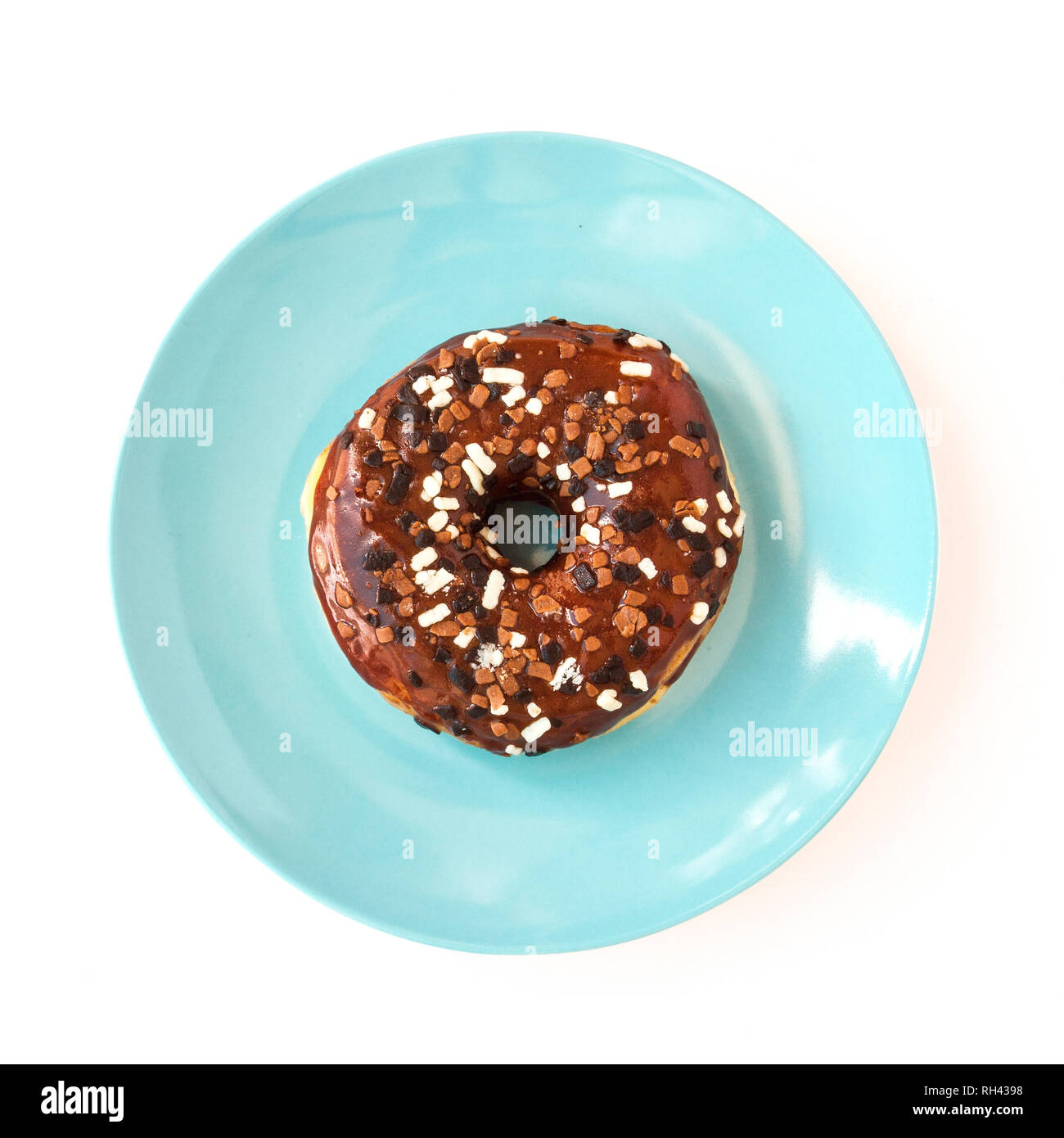Doughnut from above hi-res stock photography and images - Alamy