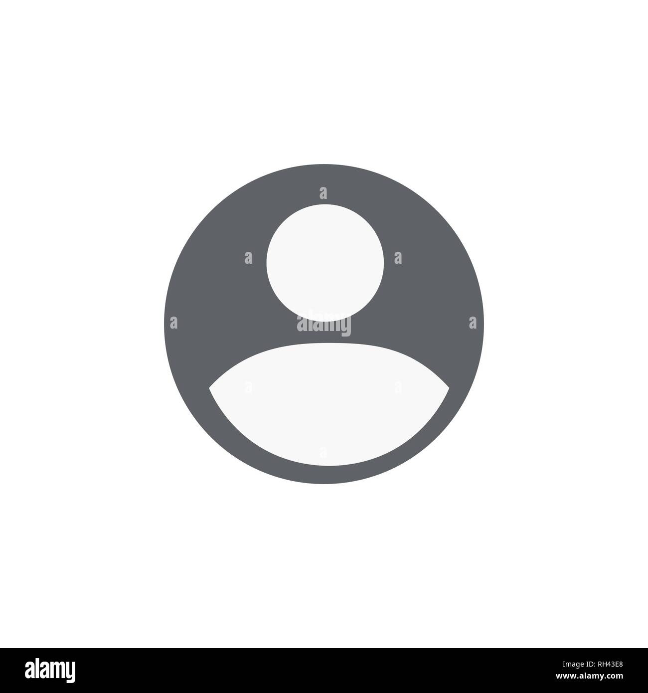 User icon. Human person symbol. Avatar login sign. Report document ...