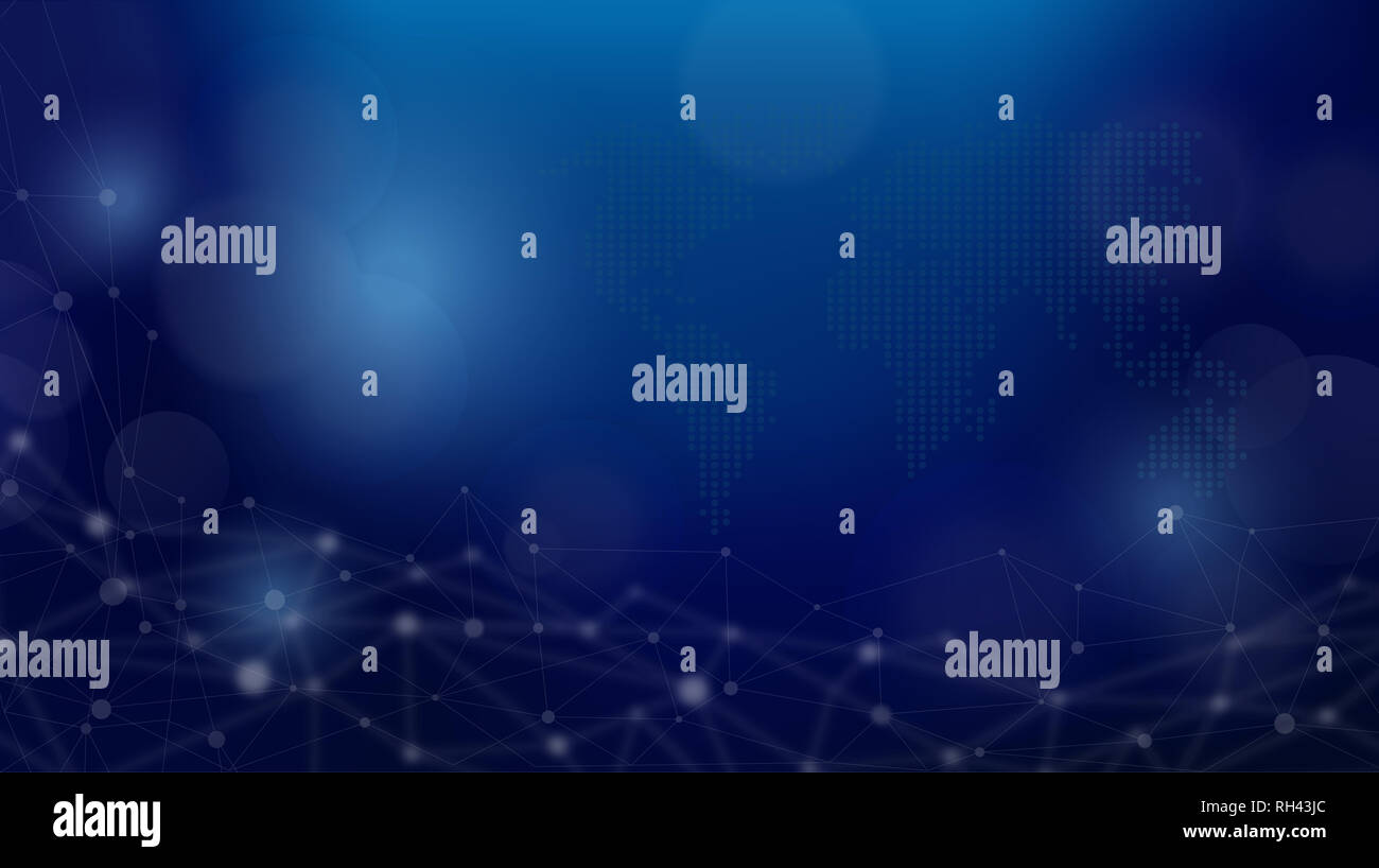 Abstract IT digital technology background, illustration idea for modern ...