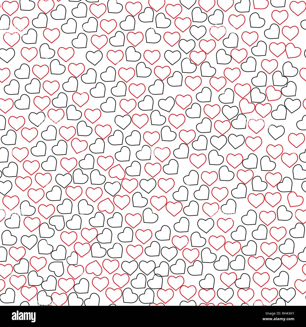 Repeated hearts pattern Stock Vector Images - Alamy