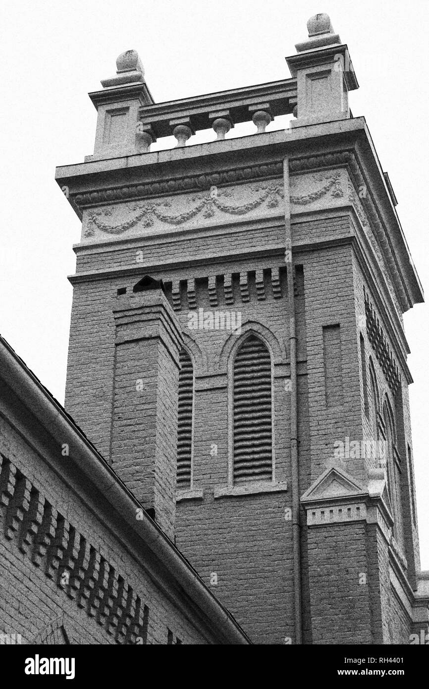 The Old Church Tower Stock Photo - Alamy
