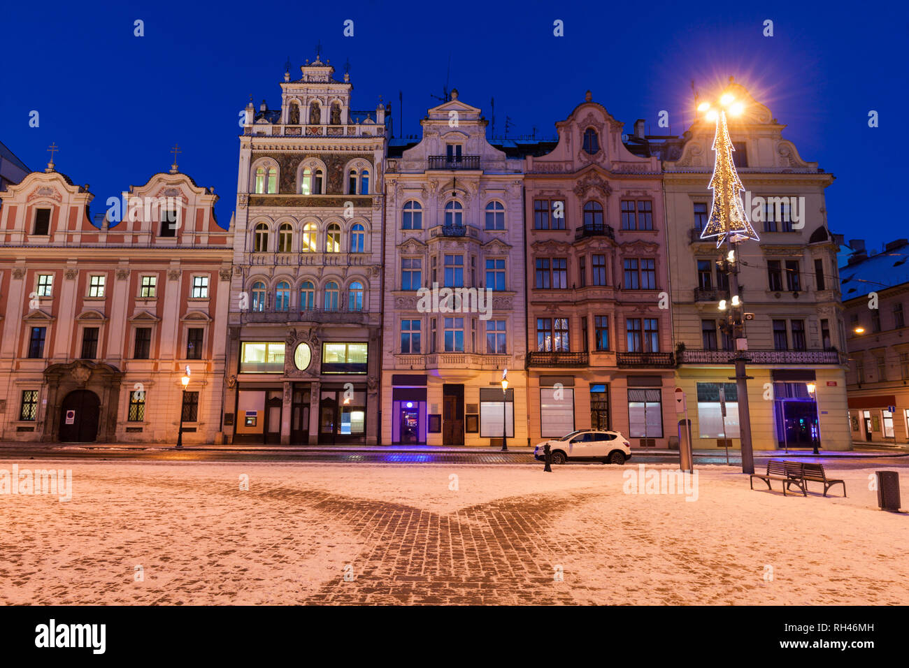 Republic Square in Pilsen. Pilsen, Bohemia, Czech Republic Stock Photo ...