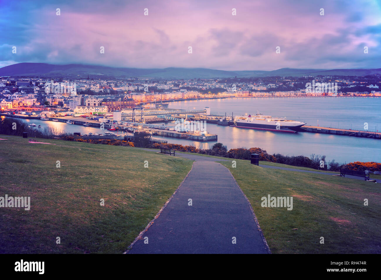 Douglas isle of man aerial hi-res stock photography and images - Alamy