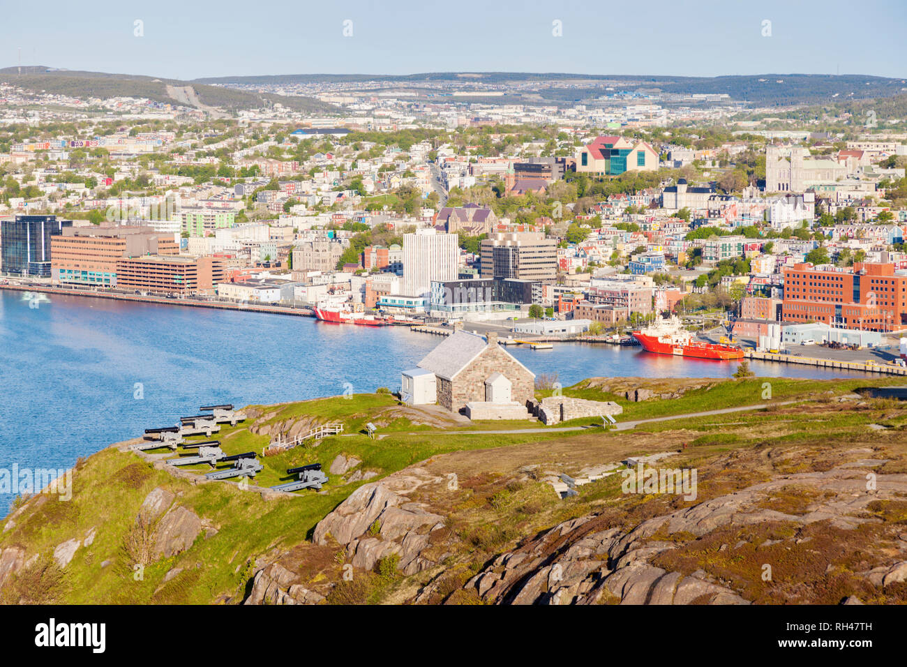 Panorama of St. John's, Newfoundland. St. John's, Newfoundland and ...