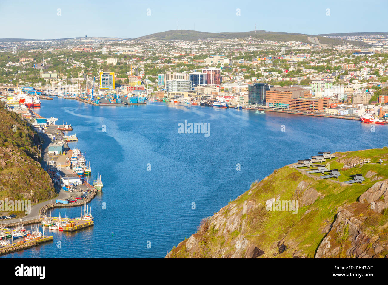 Panorama of St. John's, Newfoundland. St. John's, Newfoundland and ...