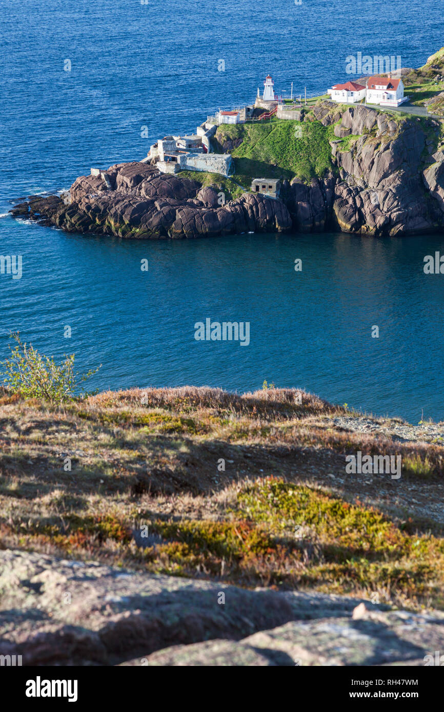 Fort Amherst Lighthouse in St. John's. St. John's, Newfoundland and ...