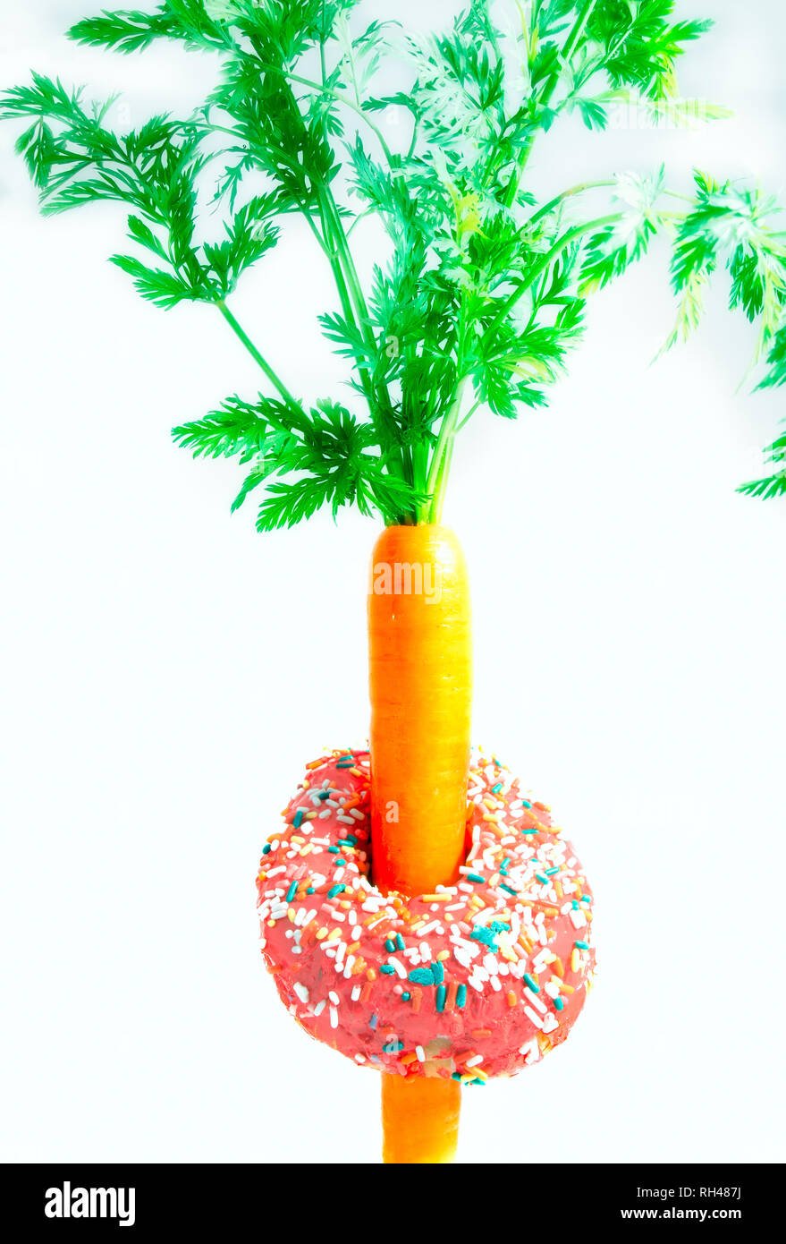 Healthy vs unhealthy food hi-res stock photography and images - Alamy