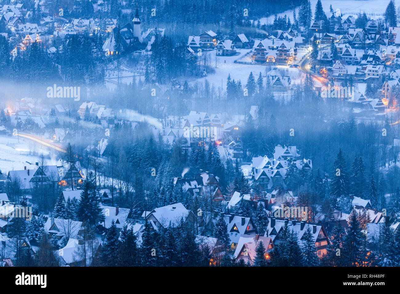 Zakopane aerial hi-res stock photography and images - Alamy