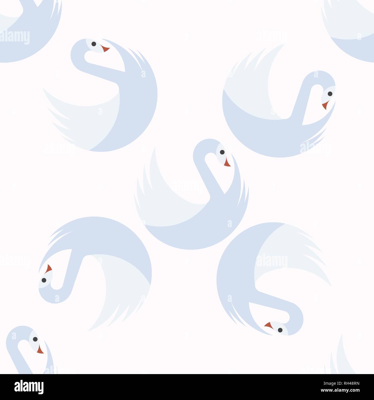 Order of the swan background Stock Vector Images - Alamy