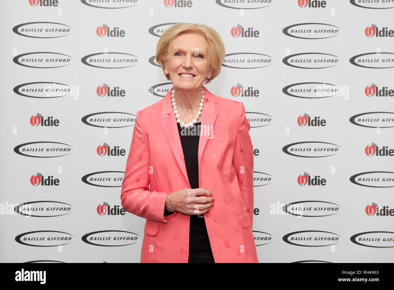 Mary Berry at the Oldie of the Year Awards 2019 Oldie of the Year ...