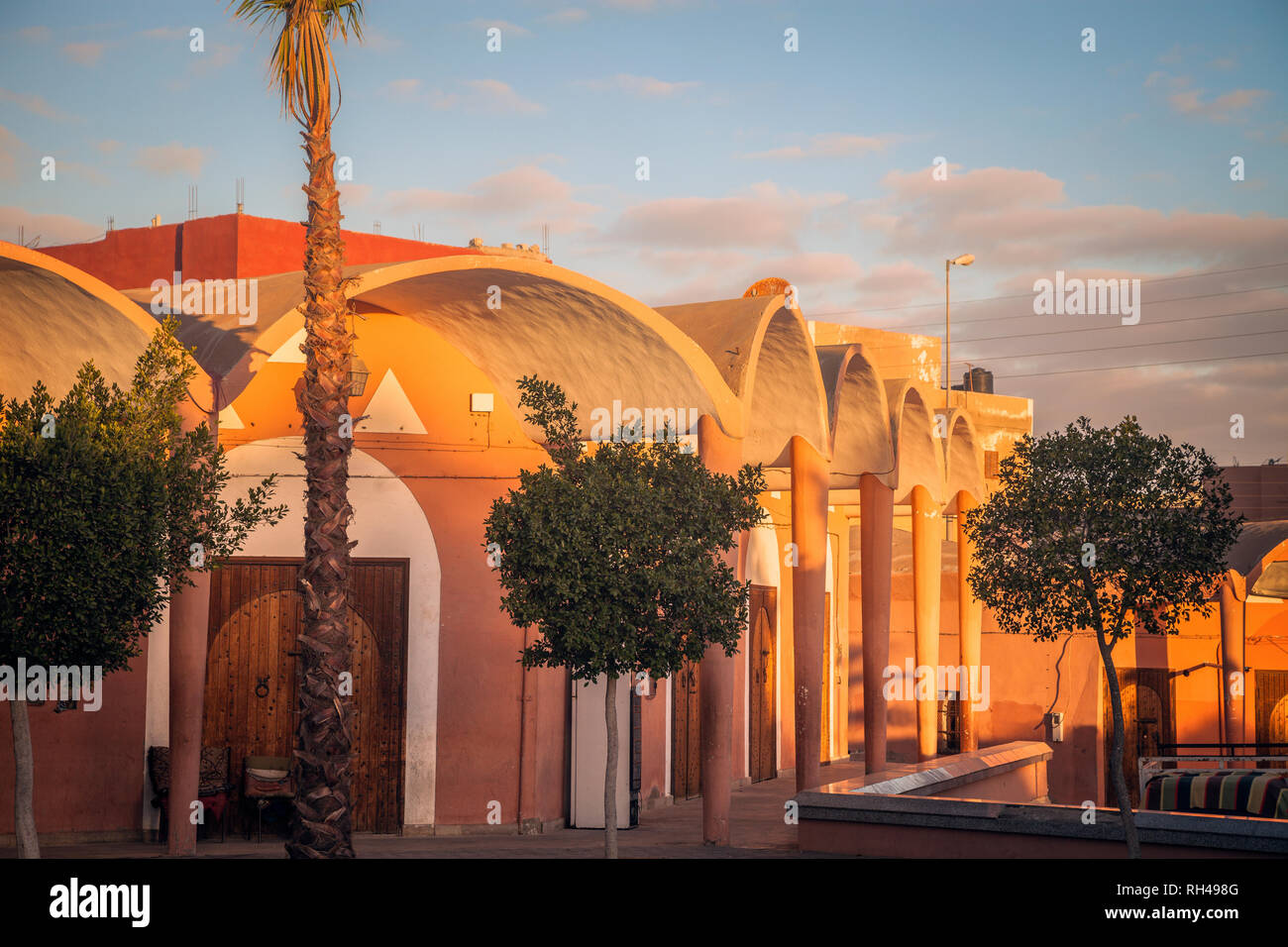Architecture of Laayoune. Laayoune, Western Sahara, Morocco Stock Photo ...