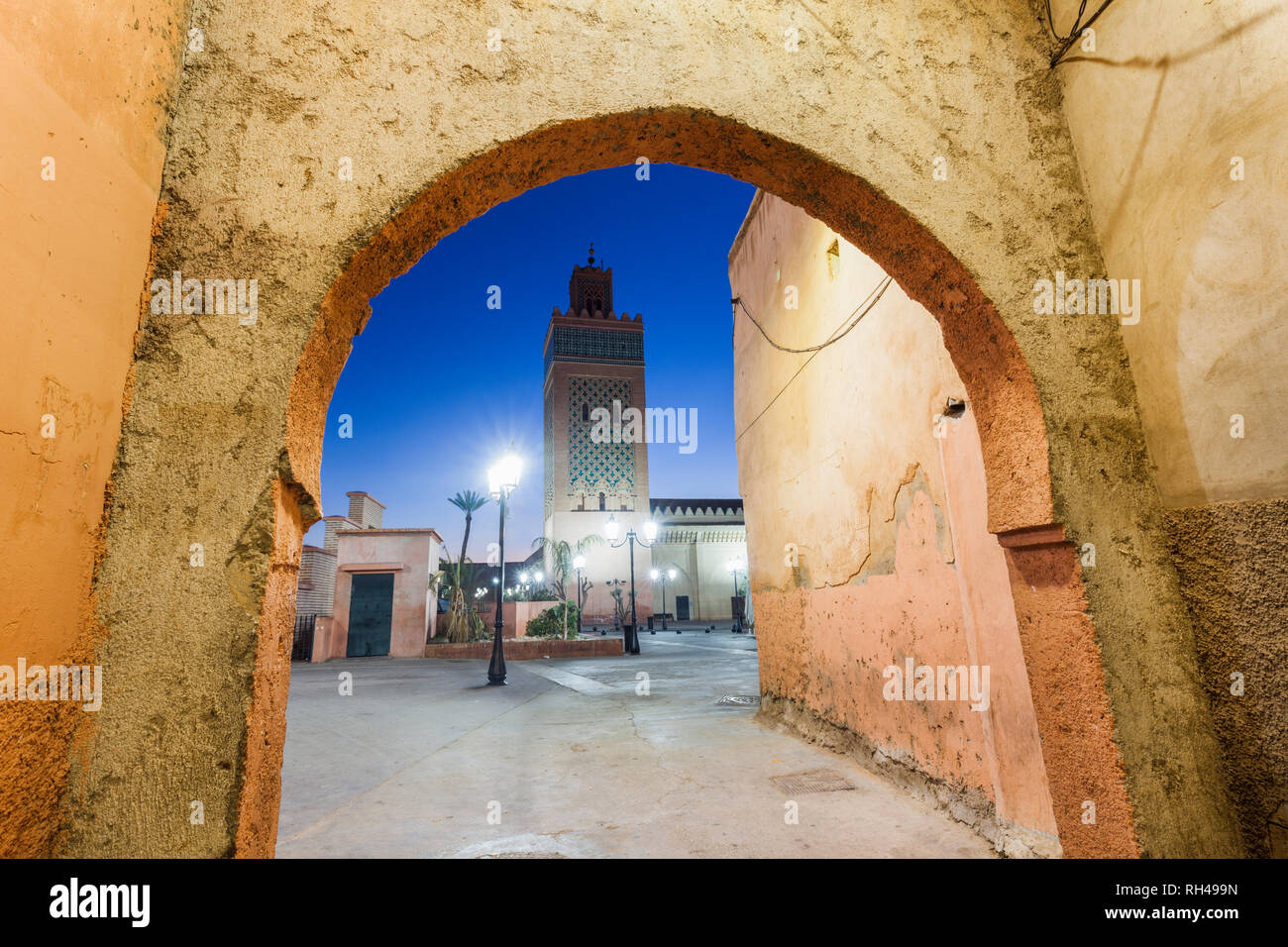 Kasbah Mosque in Marrakesh. Marrakesh, Marrakesh-Safi, Morocco Stock ...