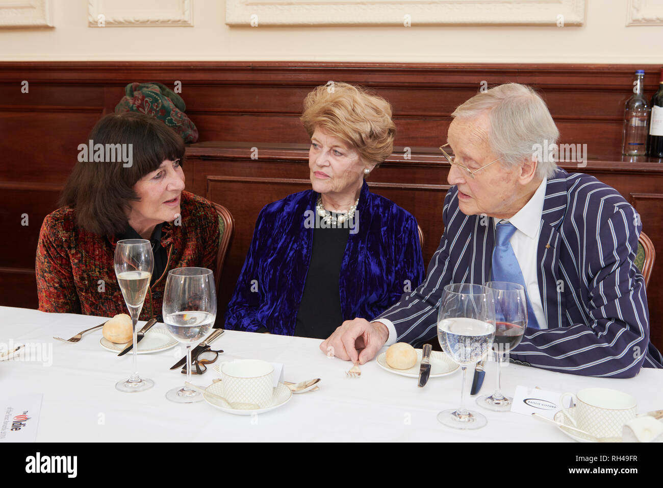 Valerie Grove, Annie & Nicholas Parsons Oldie of the Year Awards 2019 ...