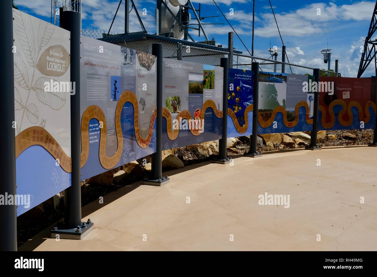 Mount Inkerman lookout, Inkerman Queensland 4806, Australia Stock Photo ...