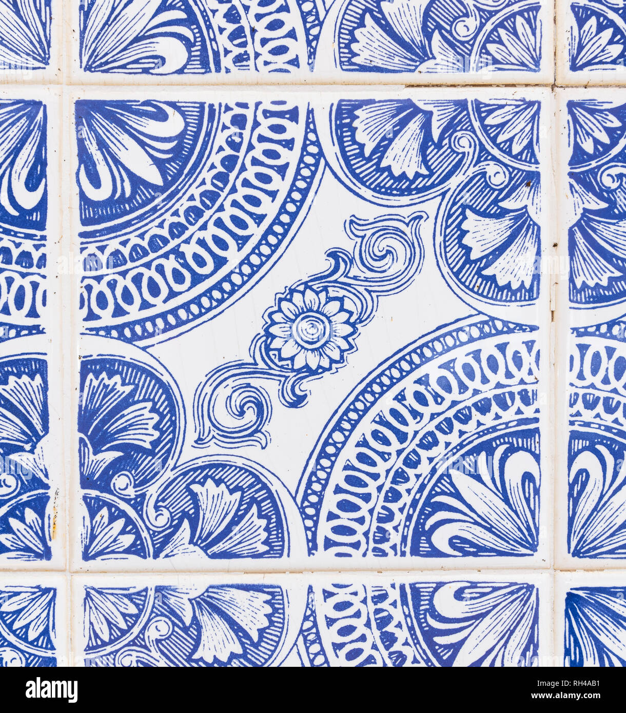 hand made traditional tiles in Portugal Stock Photo - Alamy