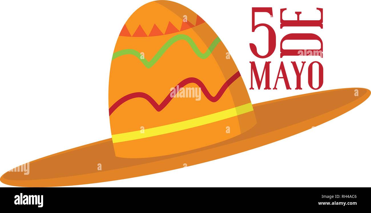 Cinco de mayo. Mexican hat Stock Vector Image & Art - Alamy