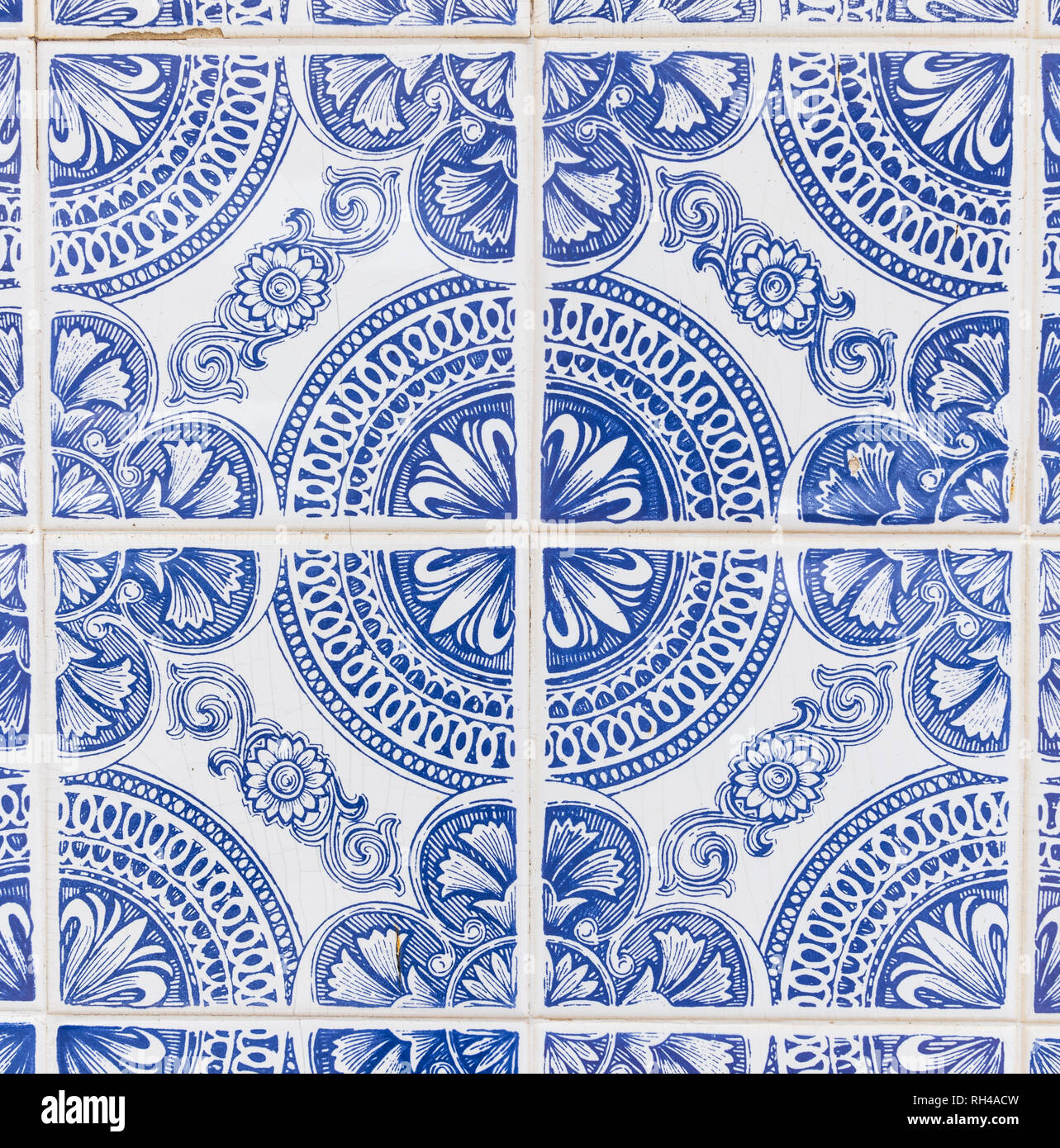 hand made traditional tiles in Portugal Stock Photo - Alamy