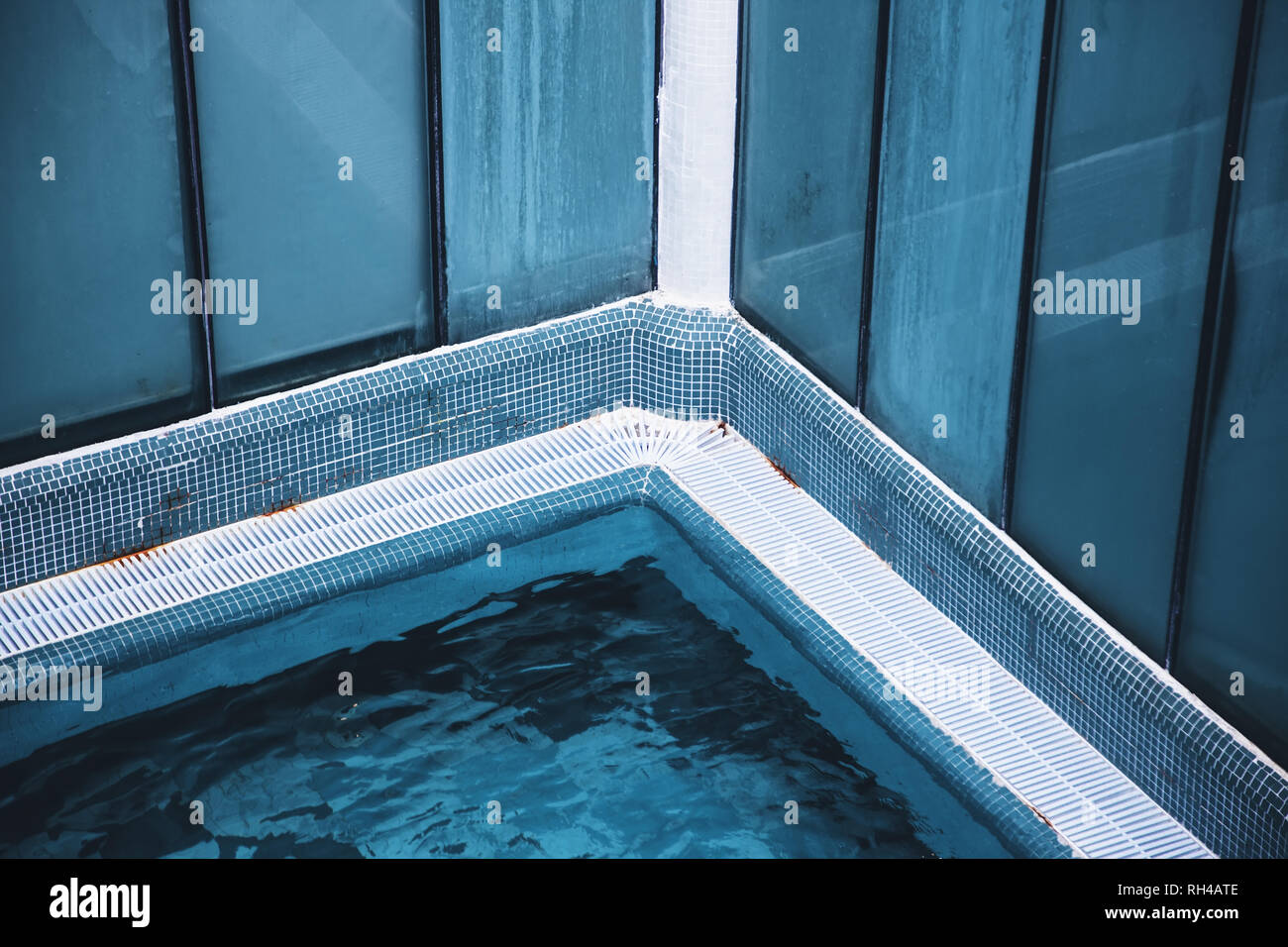 Detail of spa with jacuzzi, detail of relax and health Stock Photo - Alamy