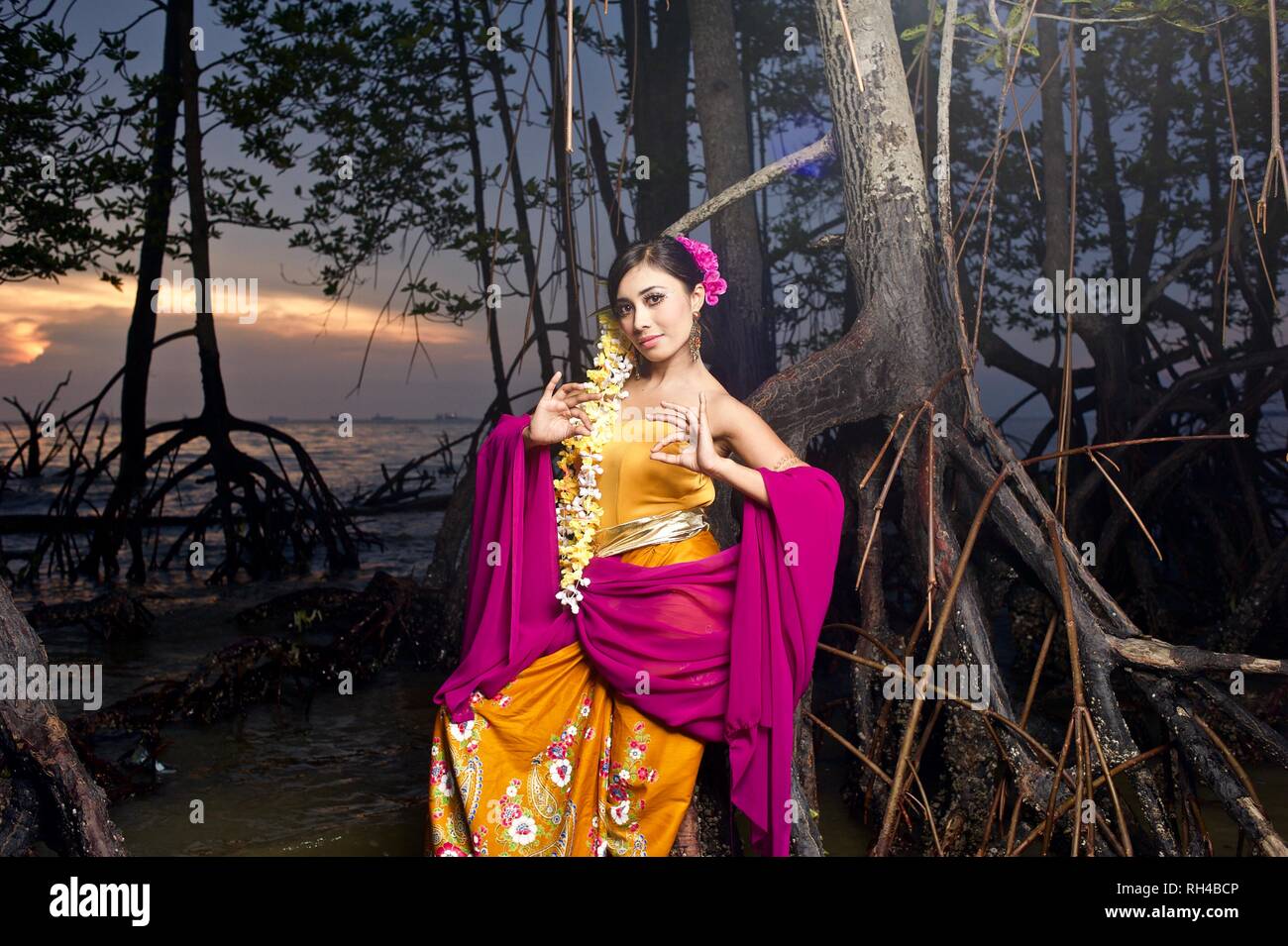 Portrait of Javanese women Stock Photo - Alamy