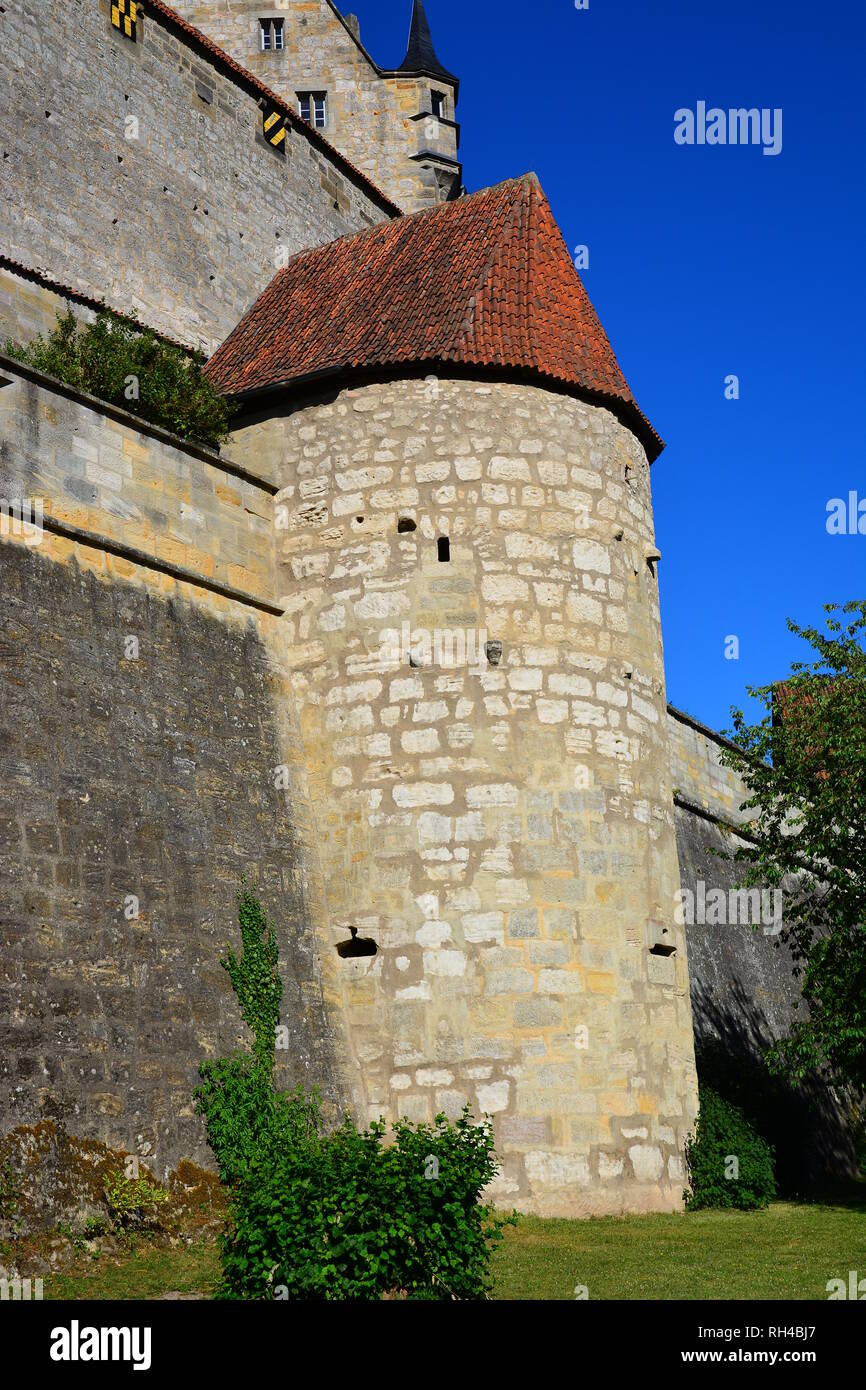 View on VESTE COBURG castle near Coburg, Region Upper Franconia ...
