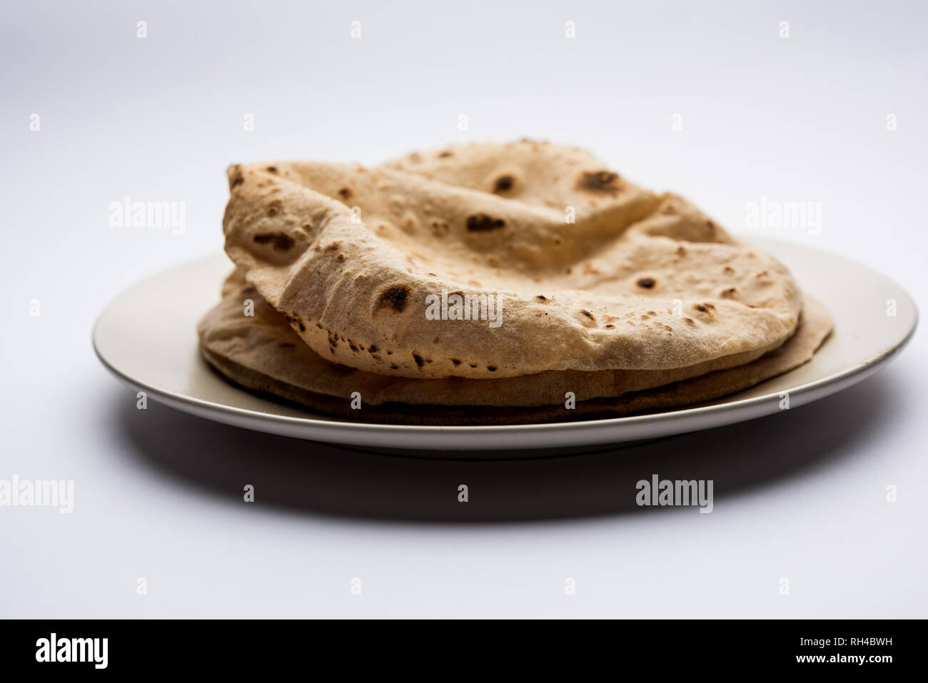Chapati / Tava Roti also known as Indian bread or Fulka/phulka. Main ...