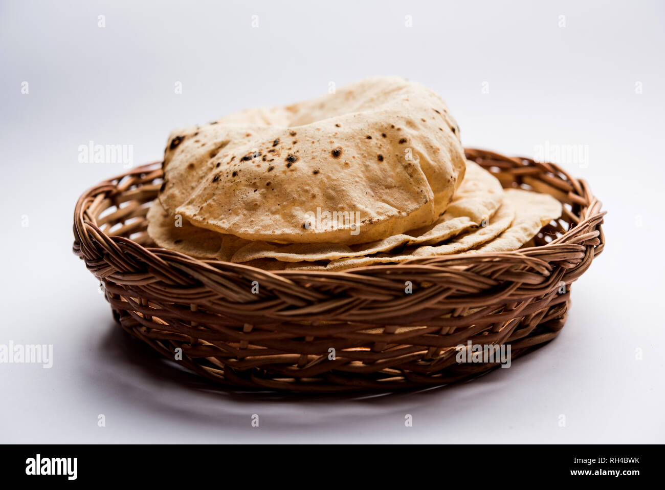 Chapati / Tava Roti also known as Indian bread or Fulka/phulka. Main ...